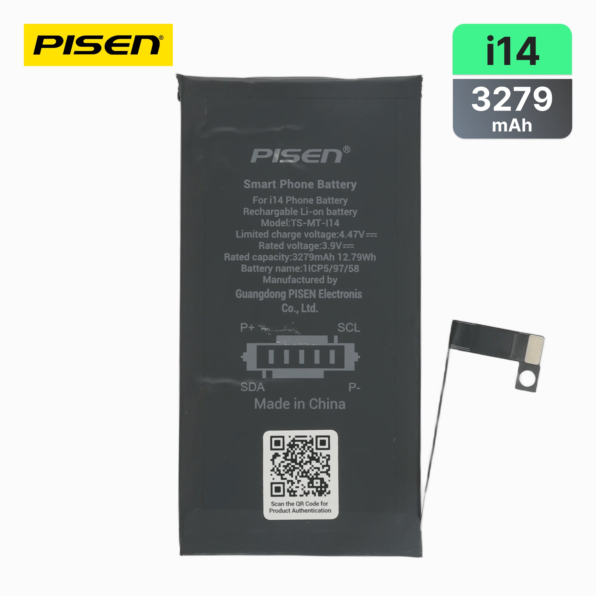 PISEN Phone Battery for I14 – PISEN Lab