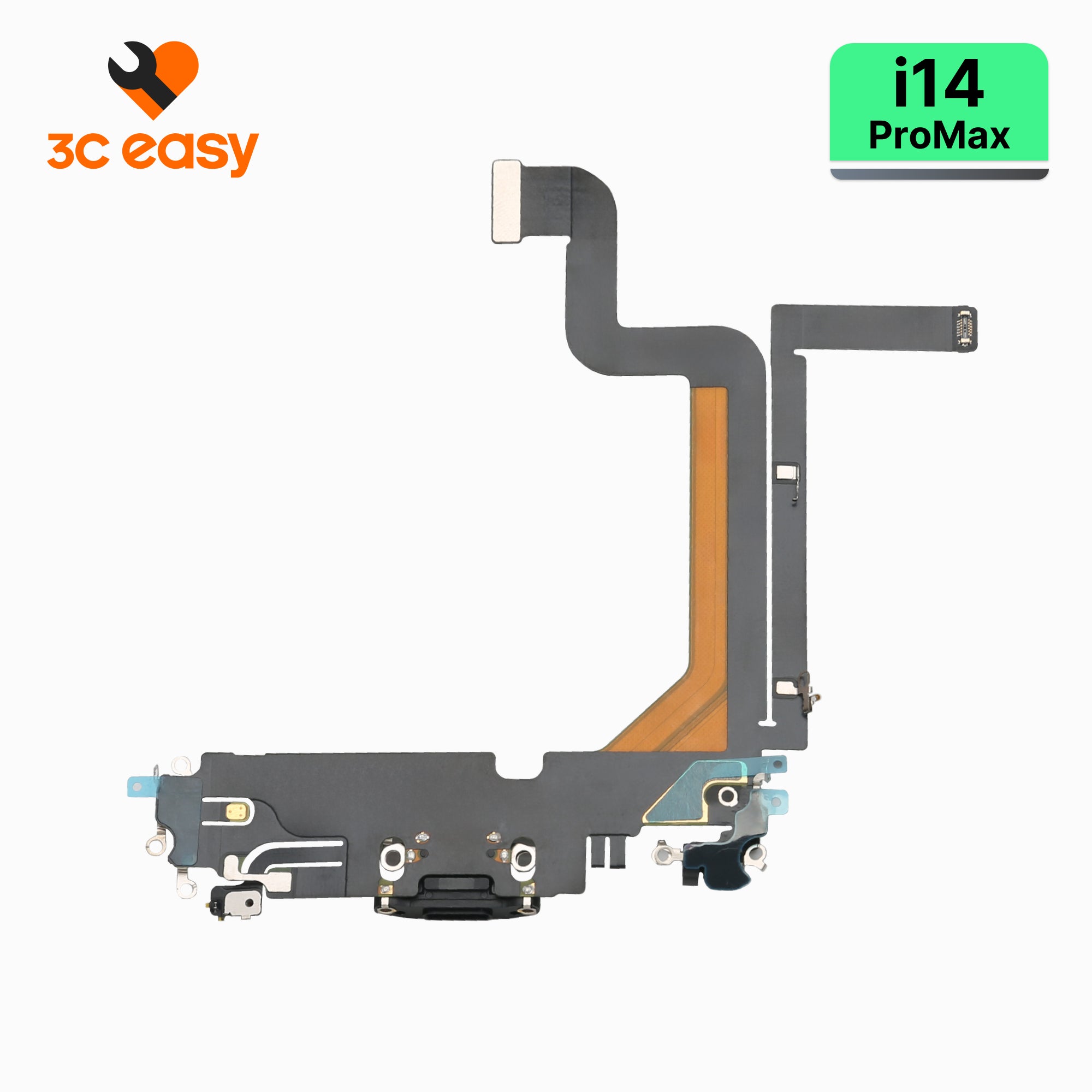 3C EASY I-14ProMAX-Charging Flex Original-black – PISEN Lab